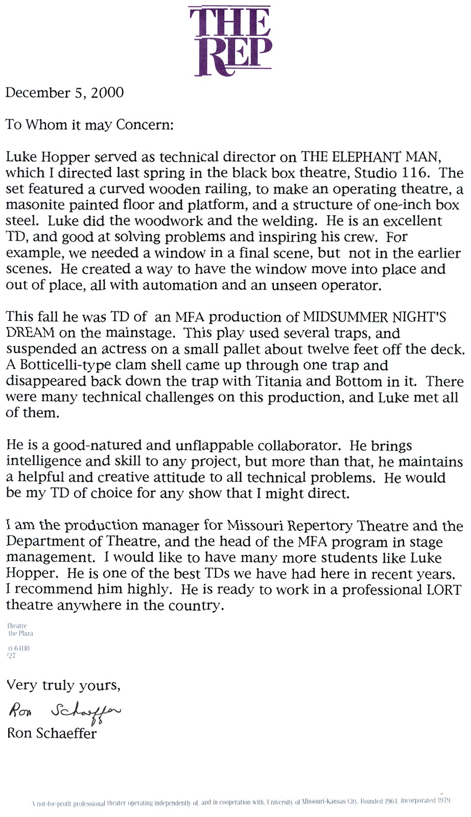 Luke T. X. Hopper: Portfolio